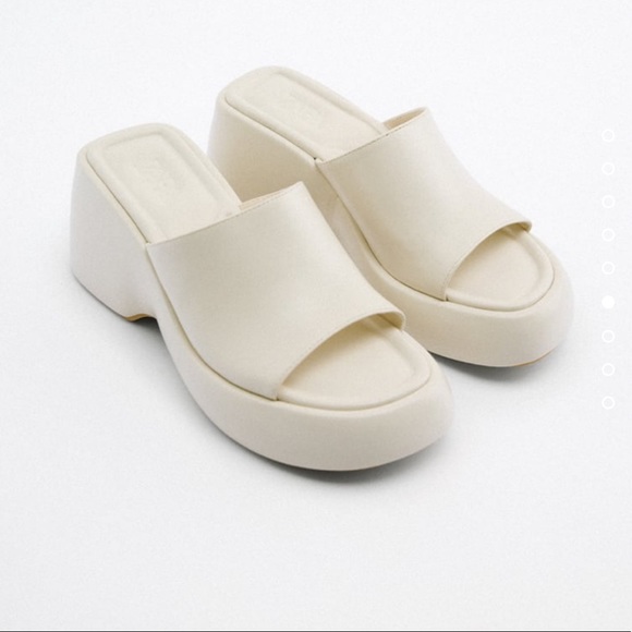 Zara | Shoes | Zara Chunky Wedge Sandals | Poshmark